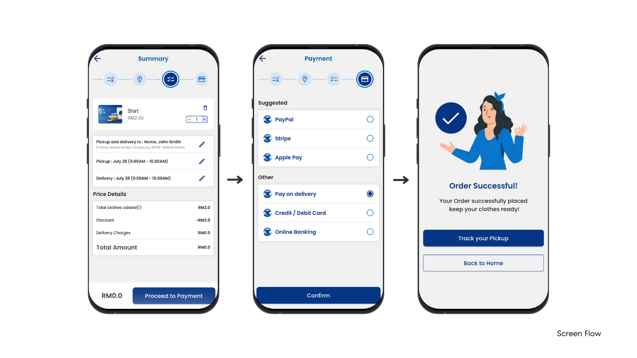 Laundry Dobi Services Mobile App Ui Flutter Vkwebtech By Vkwebtechenterprise