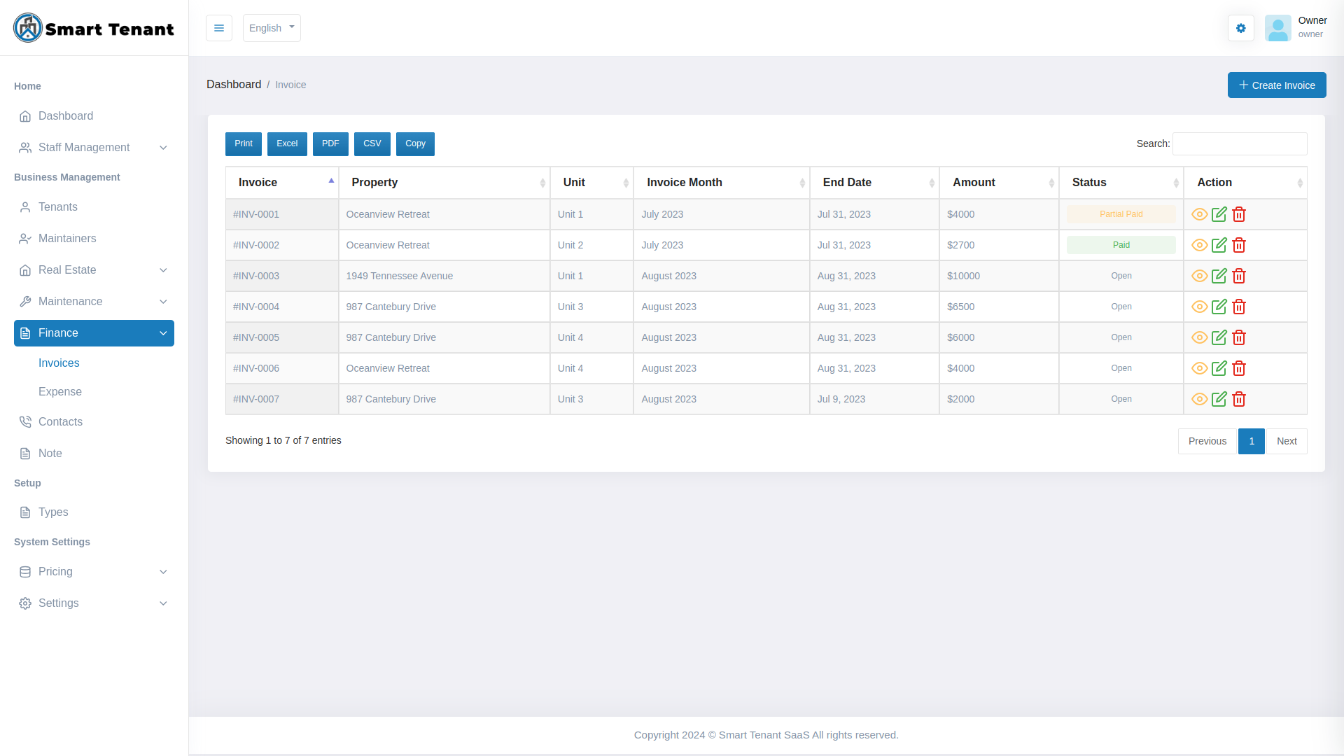 Smart Tenant SaaS - Property Management System by smartwebinfotech