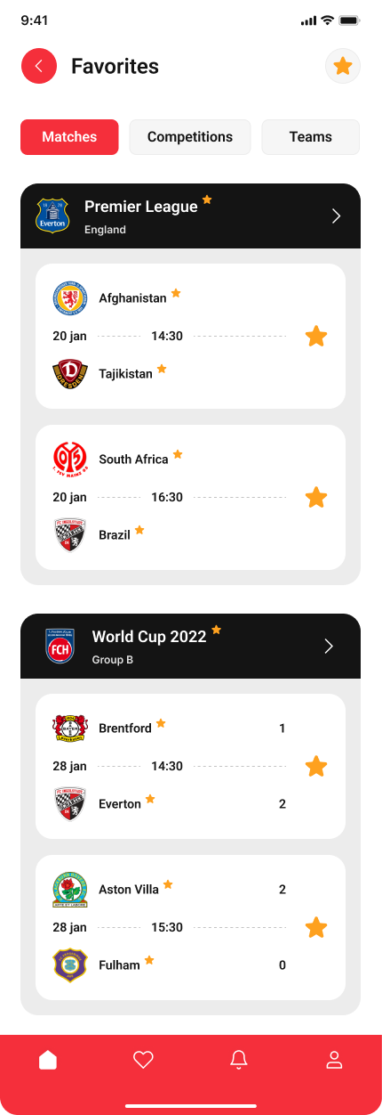 Scorex - Livescore Sport App UI Kit Templates by pixelaxis | ThemeForest