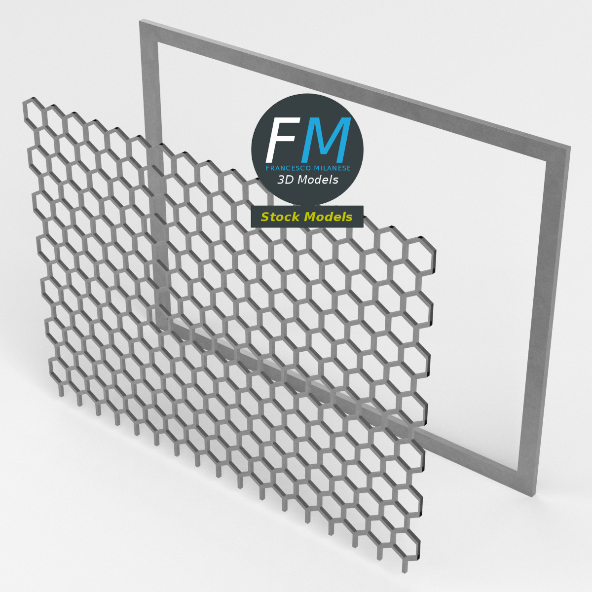 Honeycomb grid panel by FrancescoMilanese85 | 3DOcean