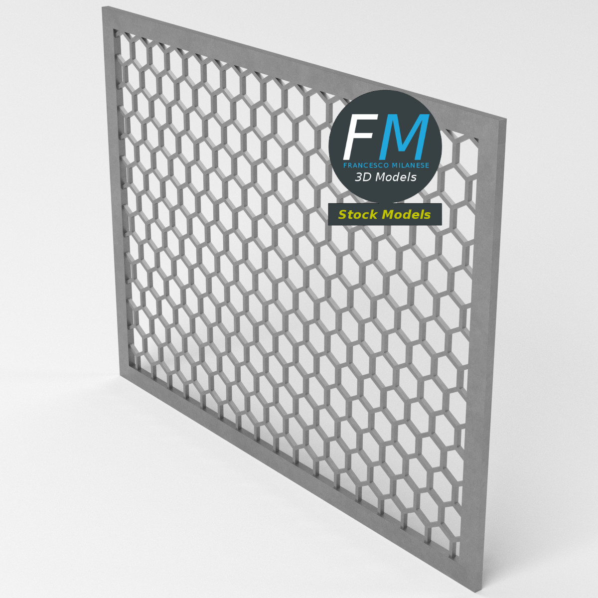 Honeycomb grid panel by FrancescoMilanese85 | 3DOcean