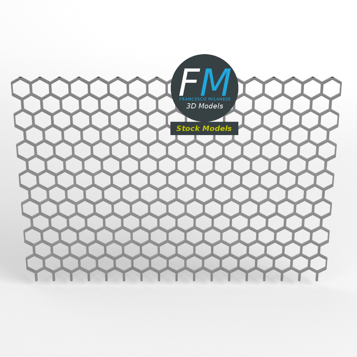 Honeycomb grid panel by FrancescoMilanese85 | 3DOcean