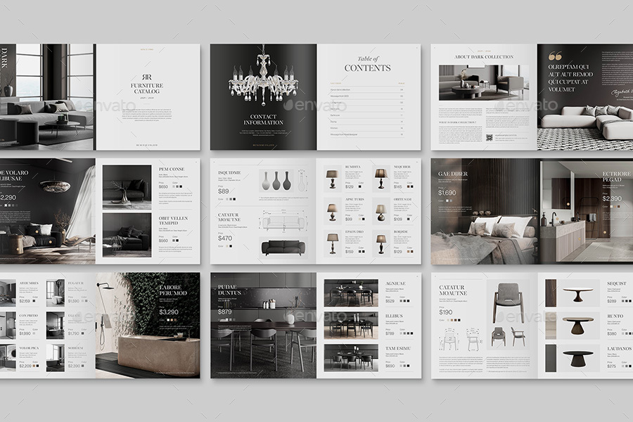 Square Catalog Template, Print Templates | GraphicRiver