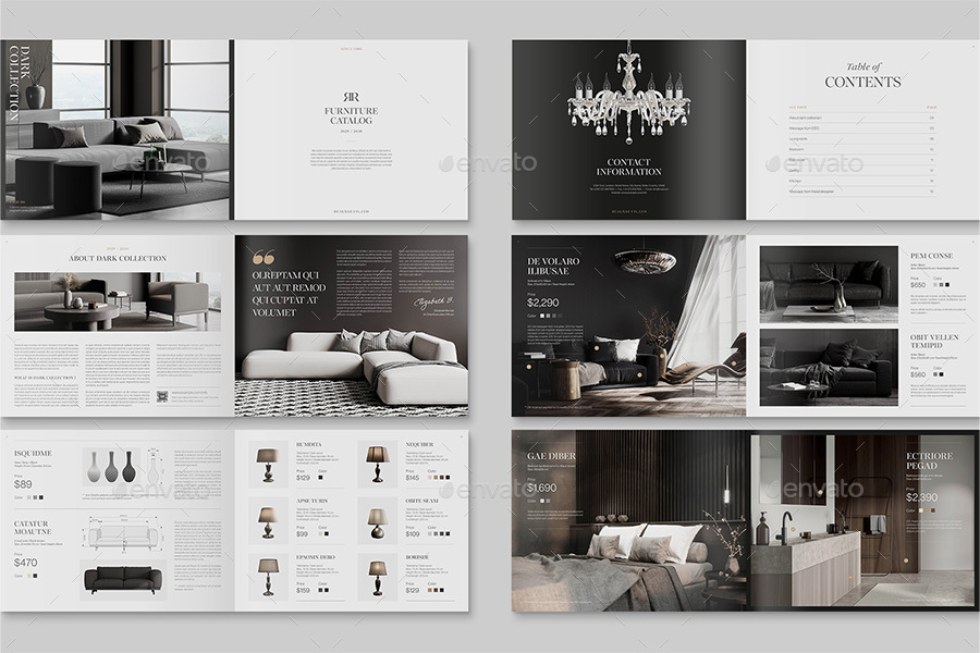 Landscape Catalog Template, Print Templates | GraphicRiver