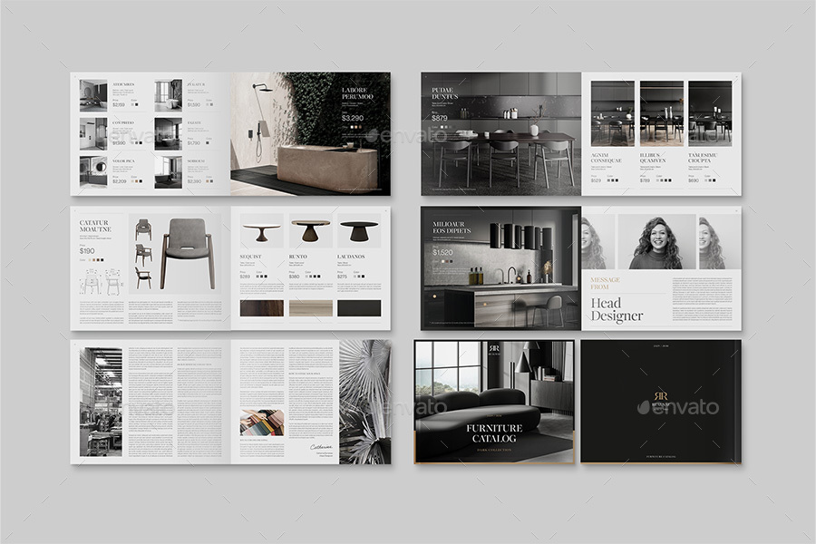 Landscape Catalog Template, Print Templates | GraphicRiver