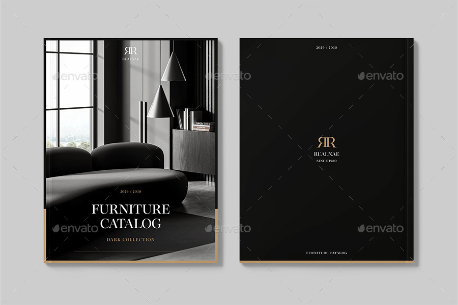 Portrait Catalog Template, Print Templates | GraphicRiver