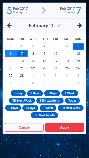 Caleran.js - Vanilla JS Date Range Picker by tpaksu | CodeCanyon