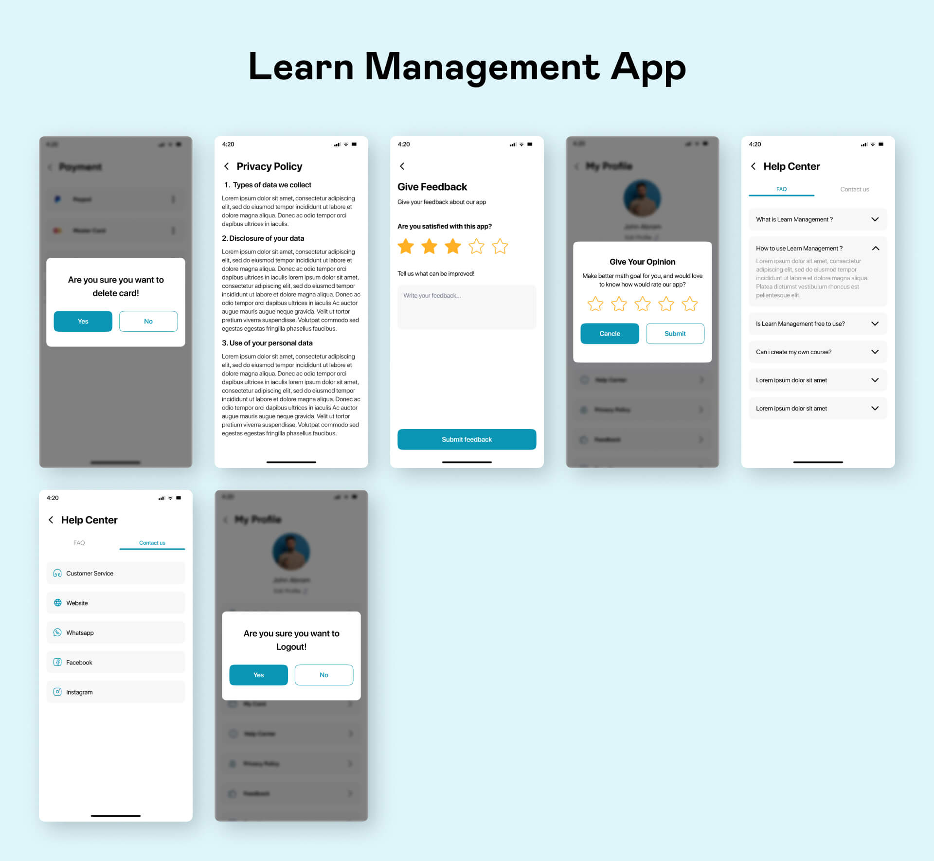 StudySync UI template | LearnManagement App in Flutter | Learn Career Skills App Template by ...