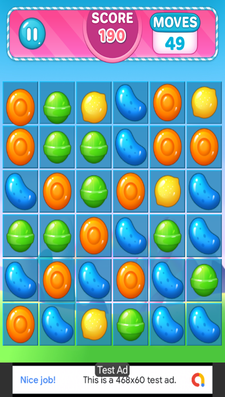 Candy Rush Mania - Match 3 Game Android Studio Project with AdMob Ads ...