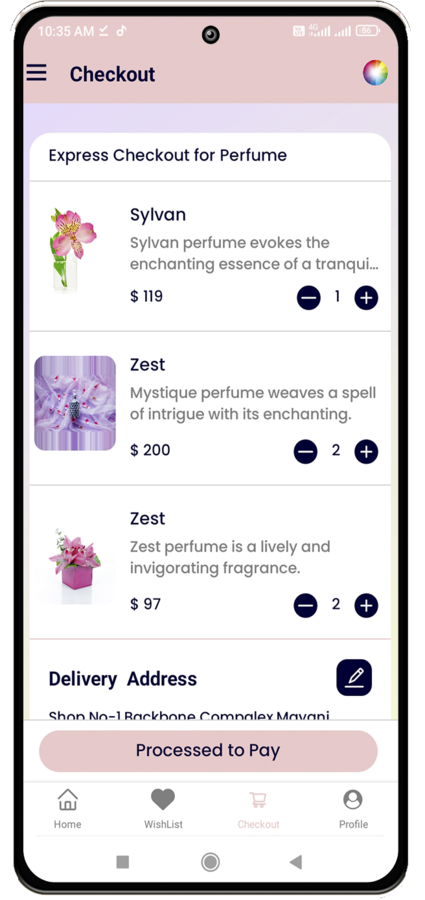 Perfume App - Fragrance Marketplace | Perfume Online Store React Native ...