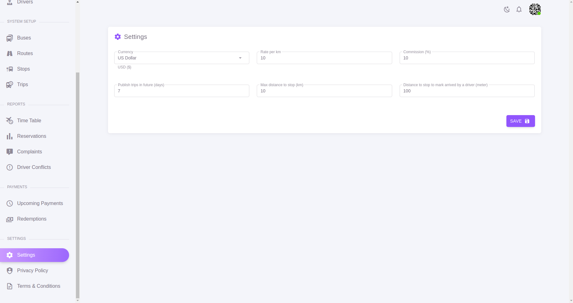 EZBus - Transportation Management Solution - Two Flutter Apps + Backend + Admin panel by ...