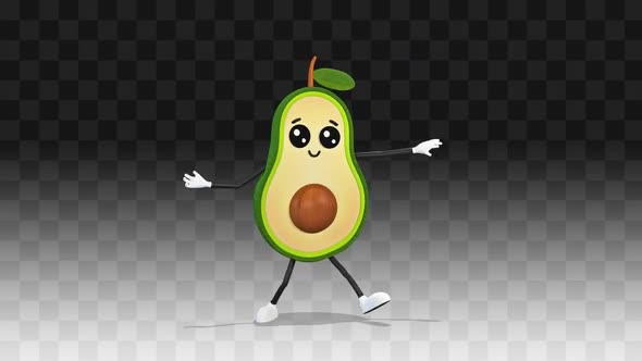 Avocado Dancing An Ice Baby Dance, Motion Graphics | VideoHive
