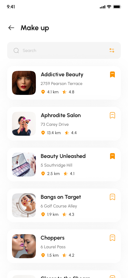 Barba - Barber & Salon Booking React Native Expo Ui Kit by lalastudio12