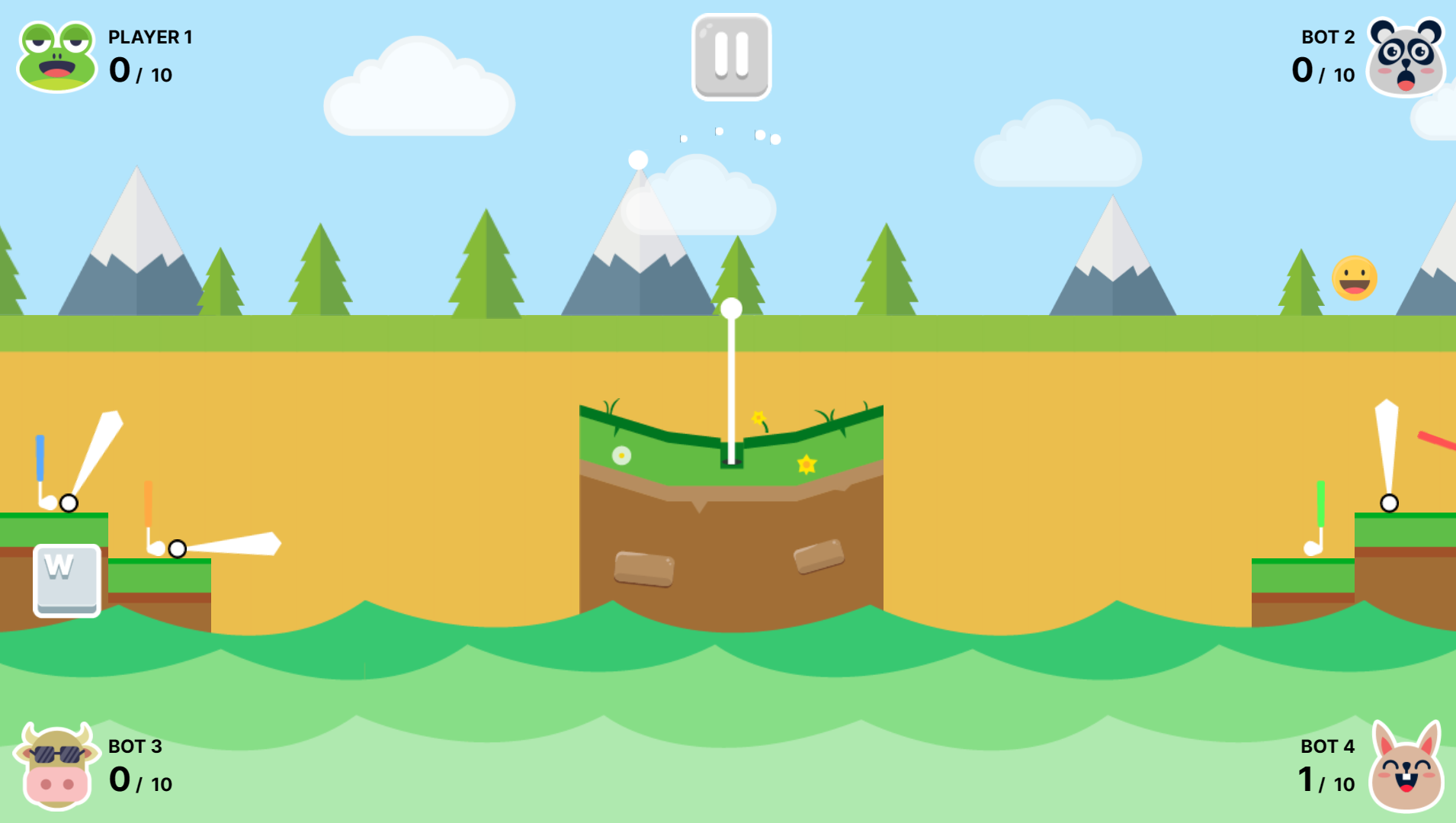 Golf 1 4 Player Mode Construct 3 C3p By Thisismerson Codecanyon
