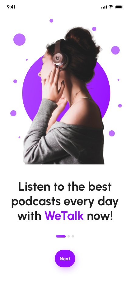 Podify - Podcast & Audiobook React Native Expo App Ui Kit by lalaWeb