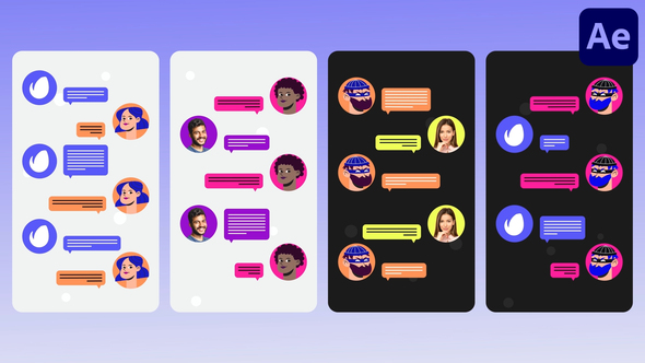 Chat Explainer for After Effects, After Effects Project Files | VideoHive