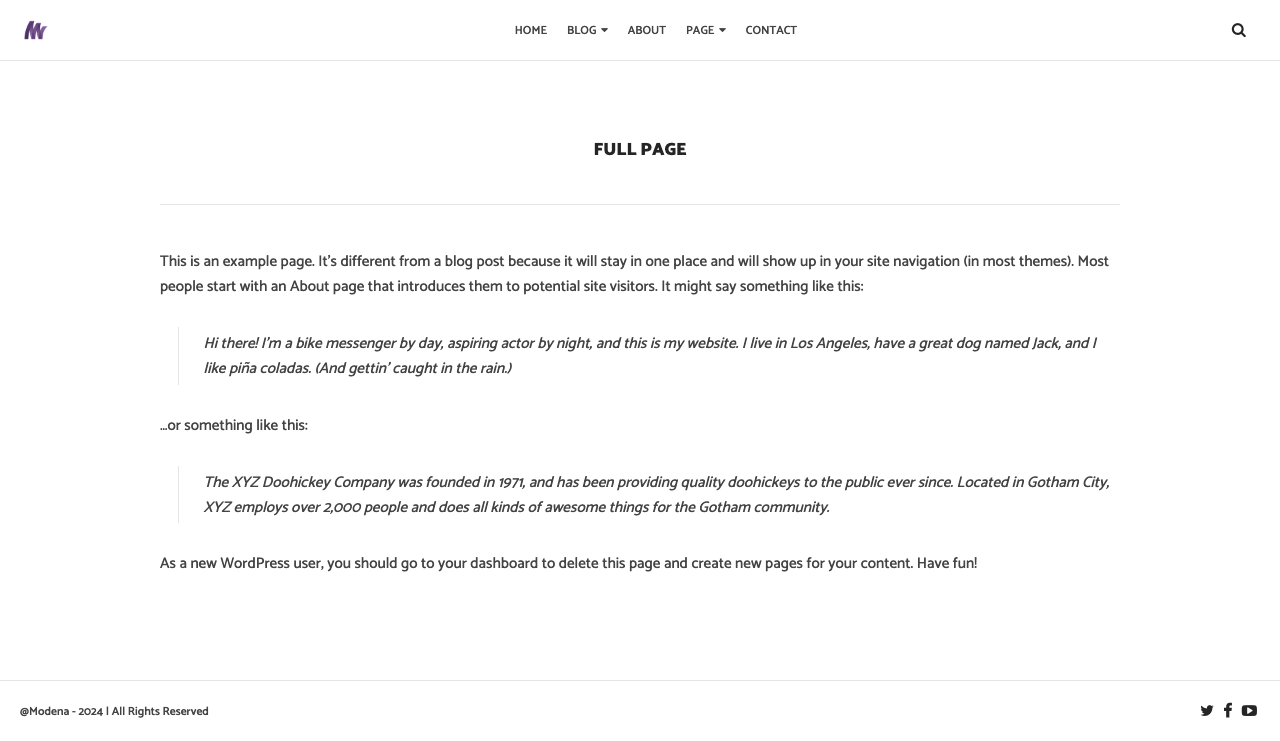 Modena Elegant Blog WordPress Theme by emagweb | ThemeForest