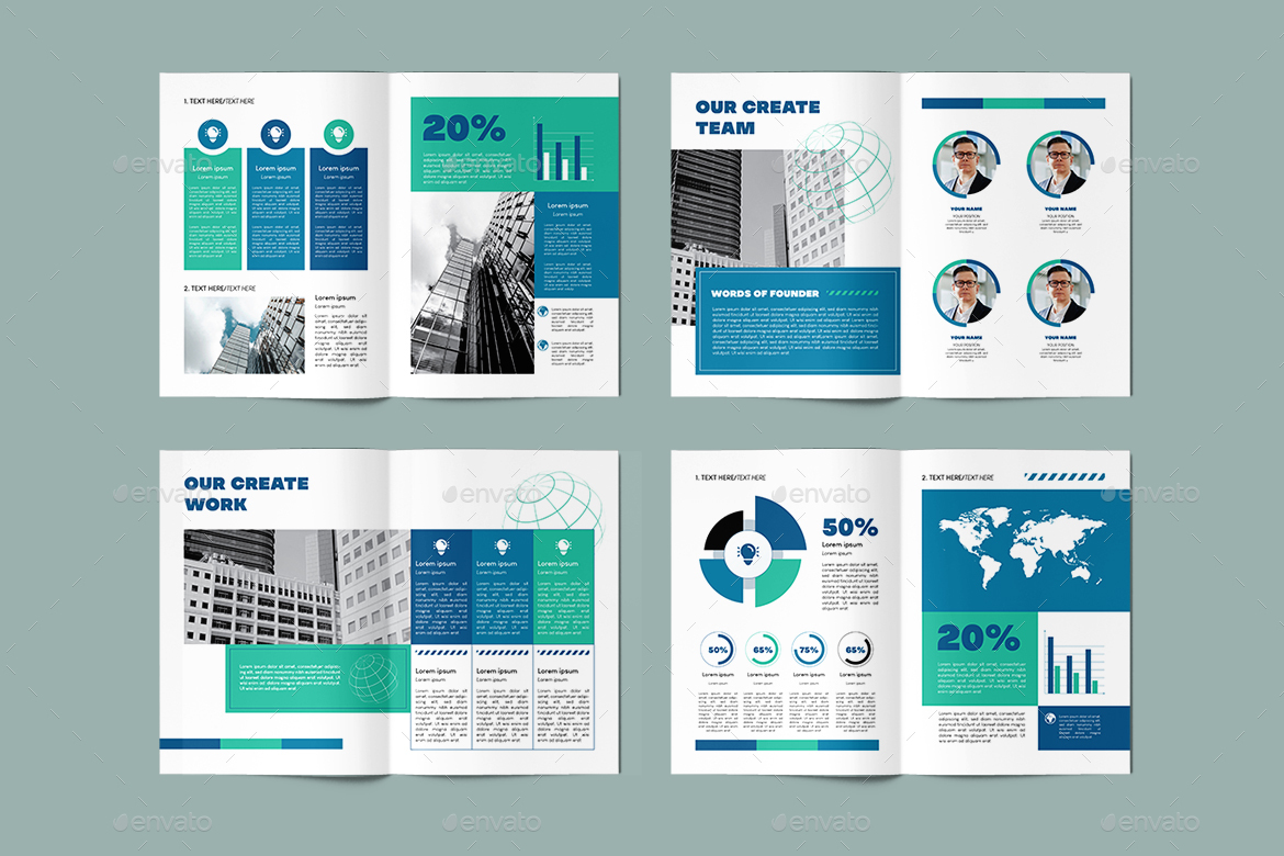 Company Profile Template, Print Templates | GraphicRiver