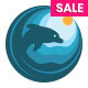 Dolphin Show Logo Template, Logo Templates | GraphicRiver