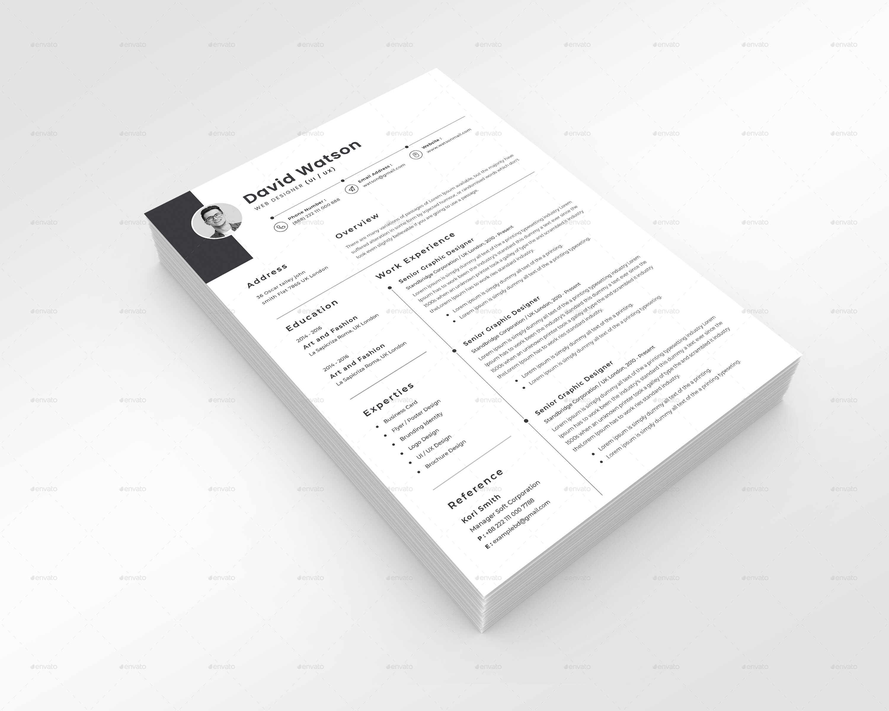 Resume, Print Templates | GraphicRiver