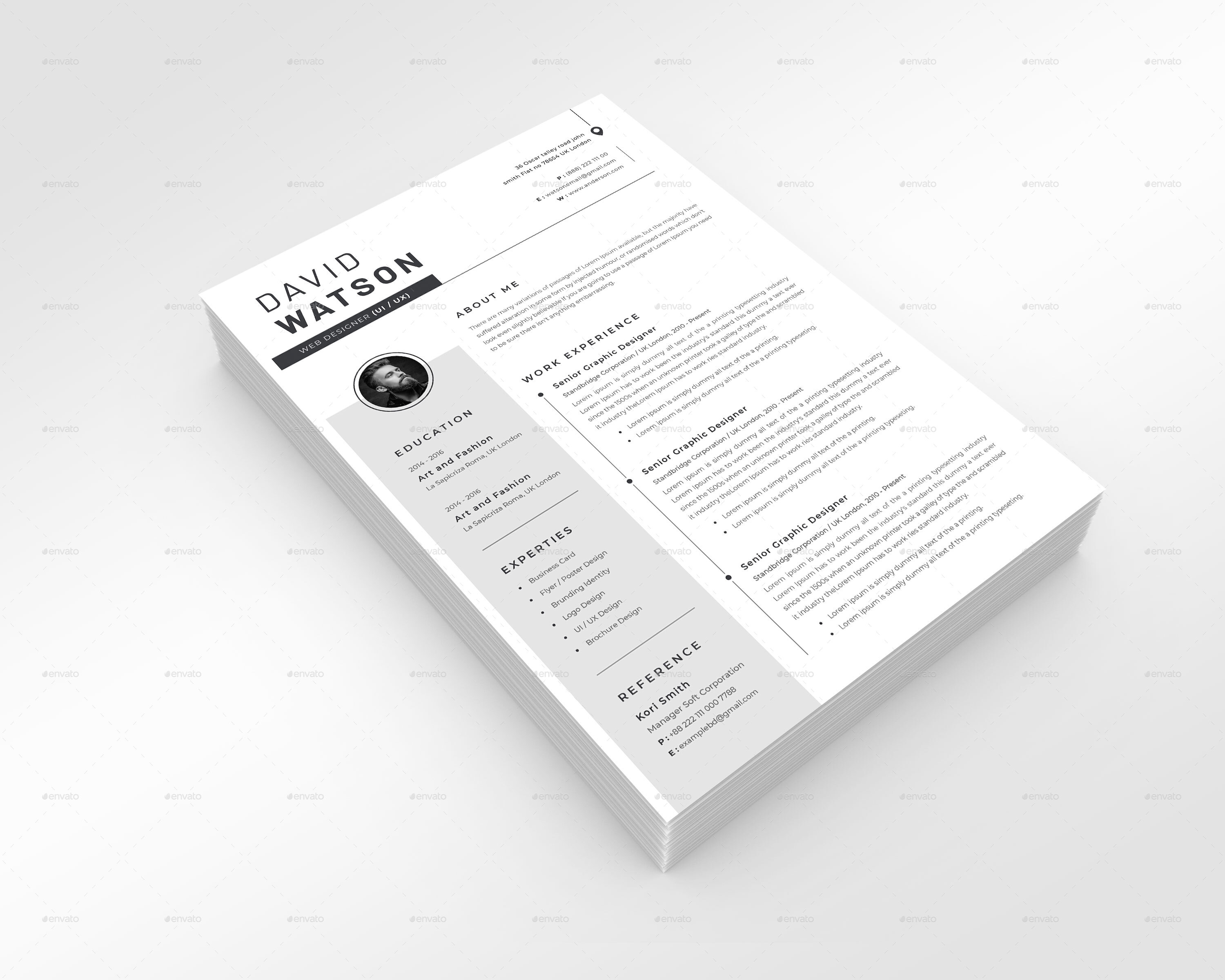 Resume, Print Templates | GraphicRiver