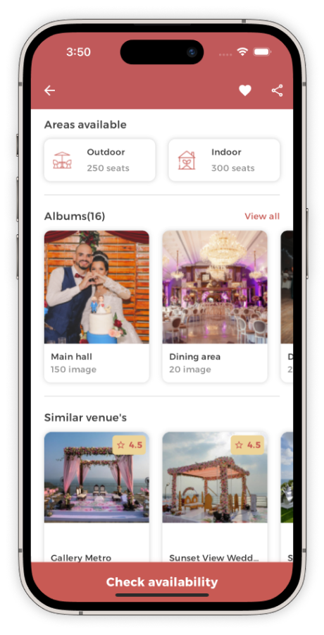 Wedding Planning App Template in Flutter | Multi Language | WeddingBells by camelcasetechnology