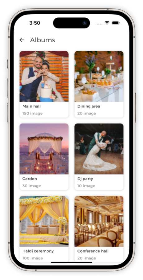 Wedding Planning App Template in Flutter | Multi Language | WeddingBells by camelcasetechnology