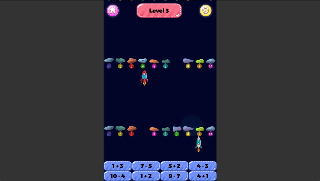 Spaceship Racing - Cross Platform Math Game by raizensoft | CodeCanyon