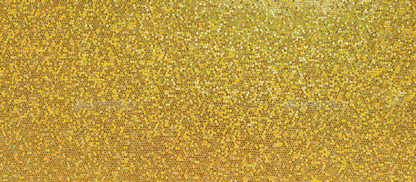 Shiny background of small golden stones. Textured banner, glitter ...