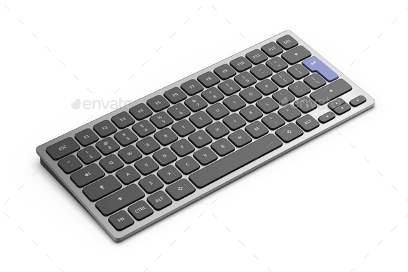 Modern wireless keyboard Stock Photo by magraphics | PhotoDune
