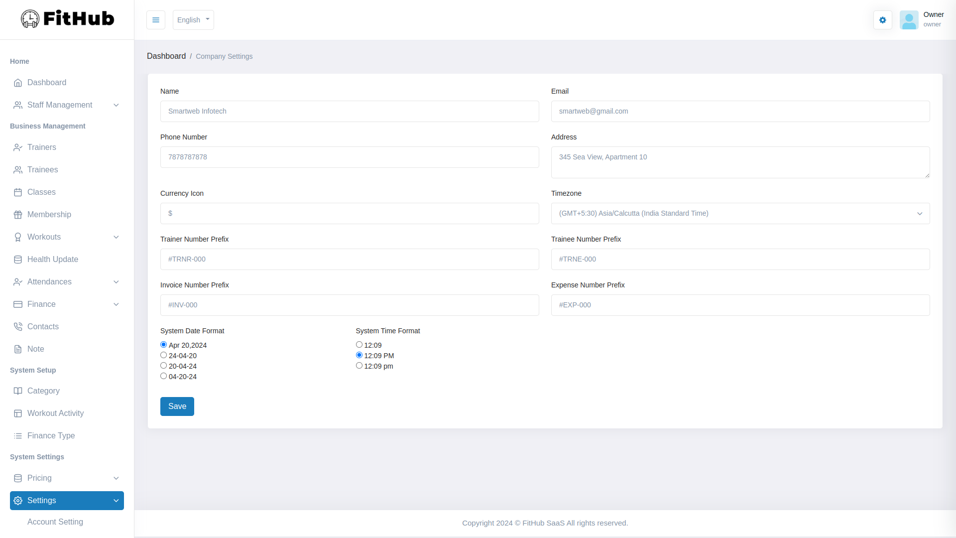 FitHub SaaS - Gym Management Tool by smartwebinfotech | CodeCanyon