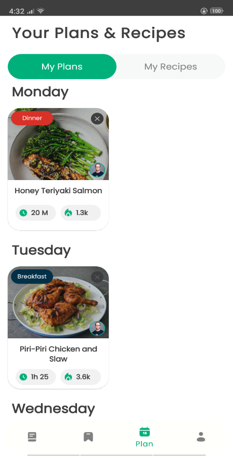 Half Bite - Weekly Meal Planner App - Android, Firebase, Ready to Publish by iac-studio