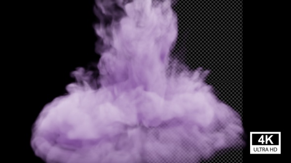 Soft Color Smoke Falling 4K, Motion Graphics | VideoHive