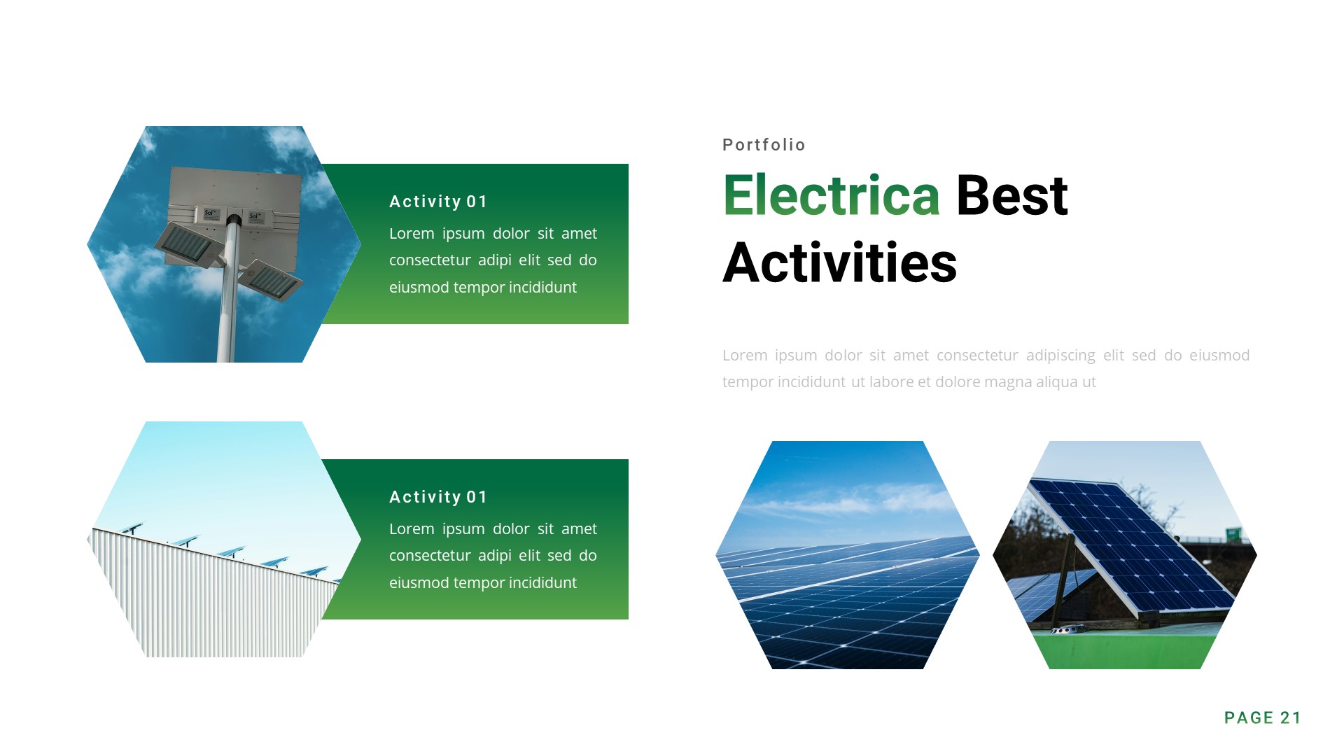 Electrica - Solar Energy Google Slides Template, Presentation Templates