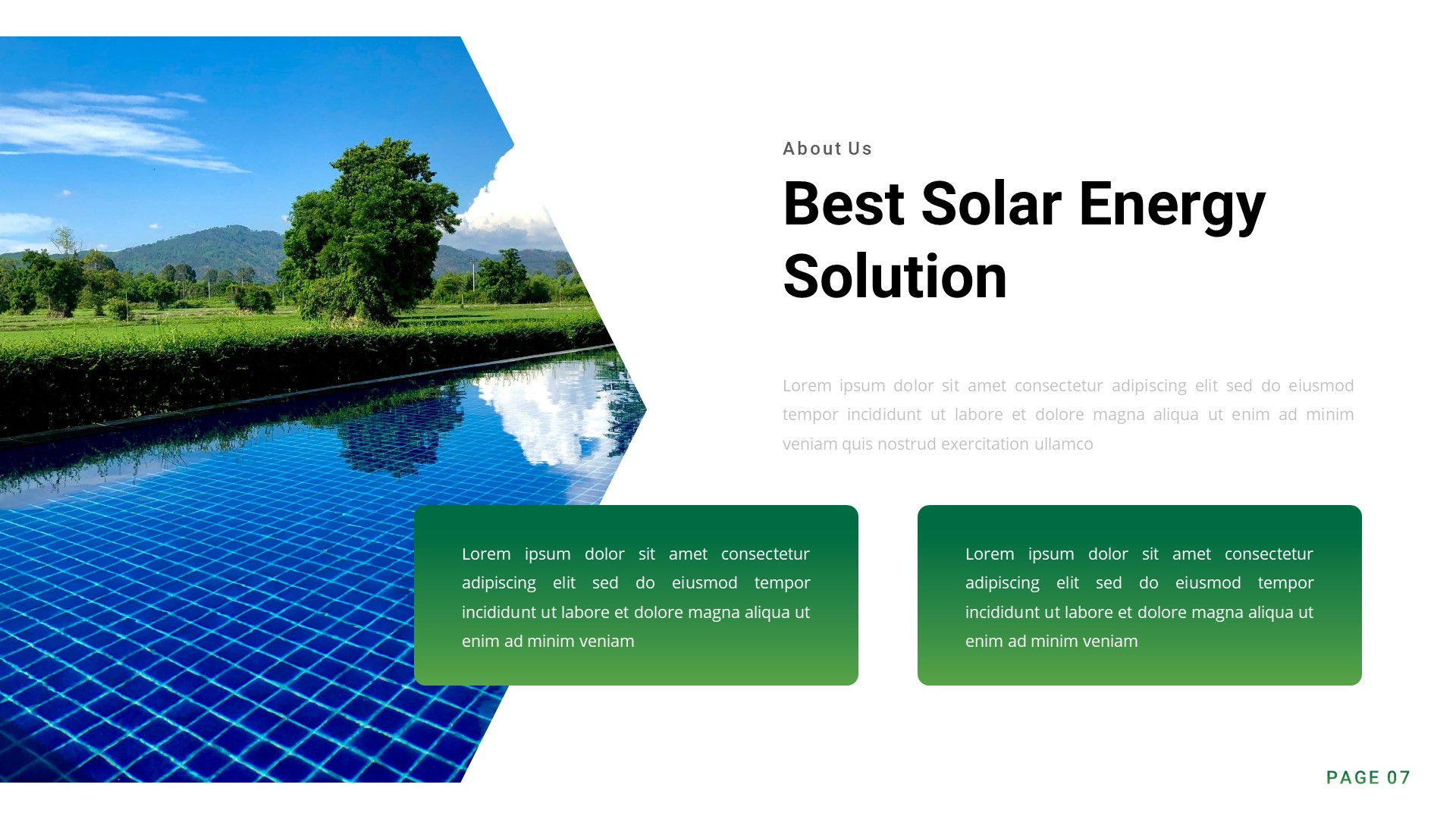 Electrica - Solar Energy PowerPoint Template, Presentation Templates