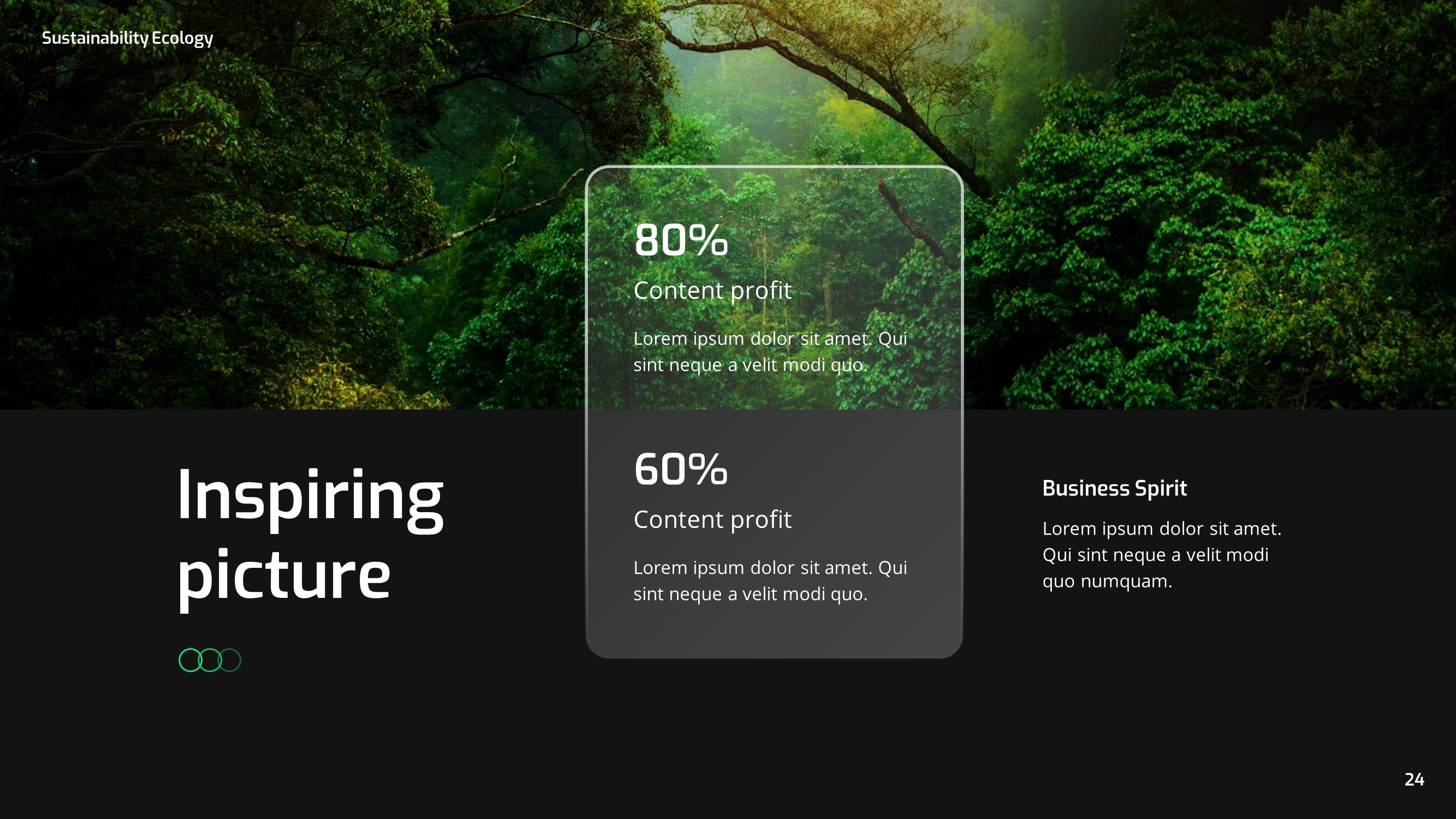 Sustainability Ecology PowerPoint Template, Presentation Templates