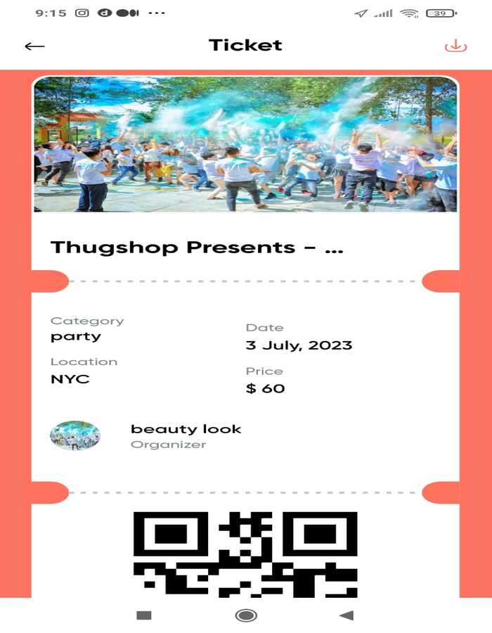 Pro Event App with Ticketing Mobile Event Admin Flutter App by JeffDeveloper