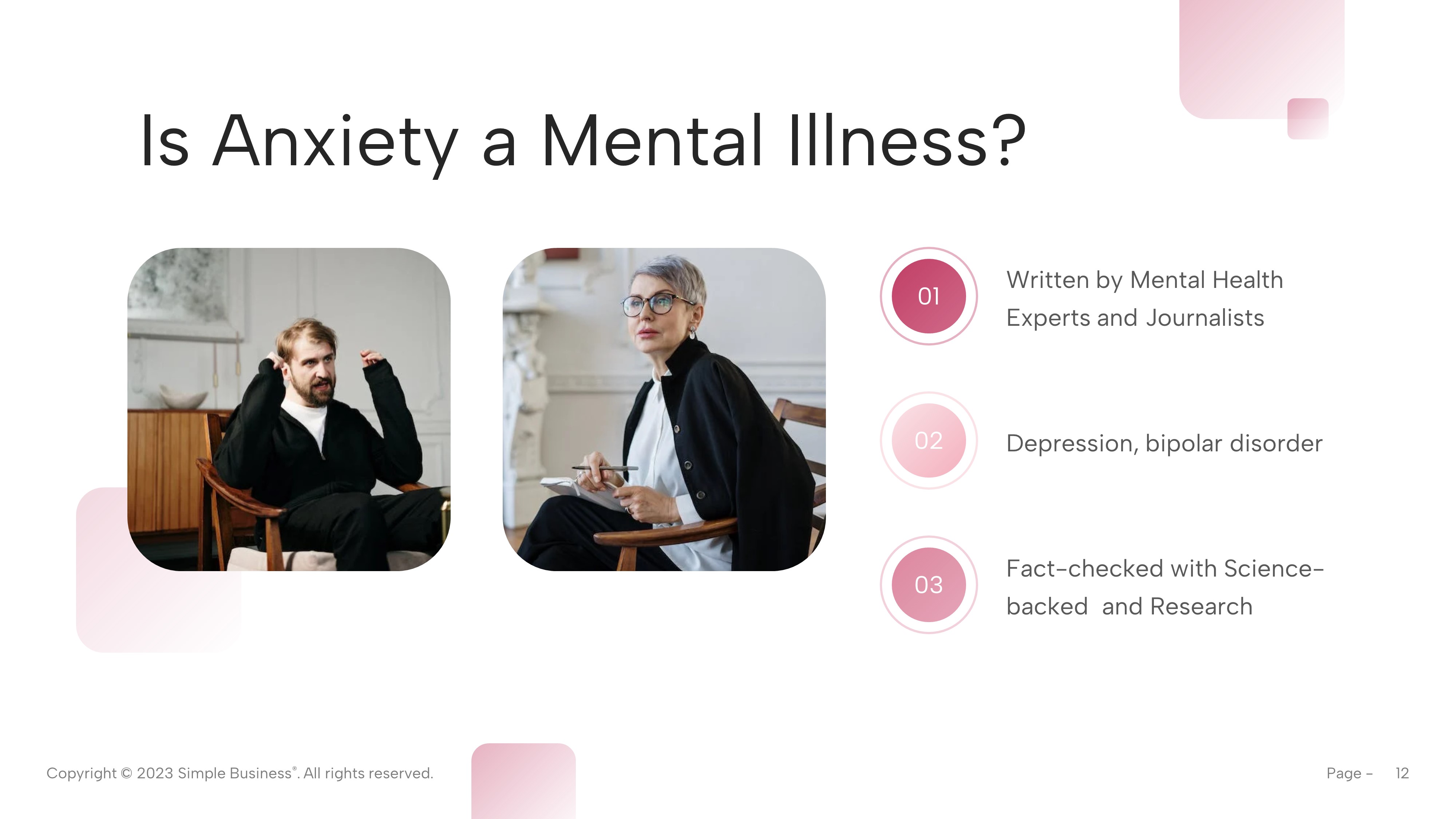 Mental Health PowerPoint Template, Presentation Templates | GraphicRiver