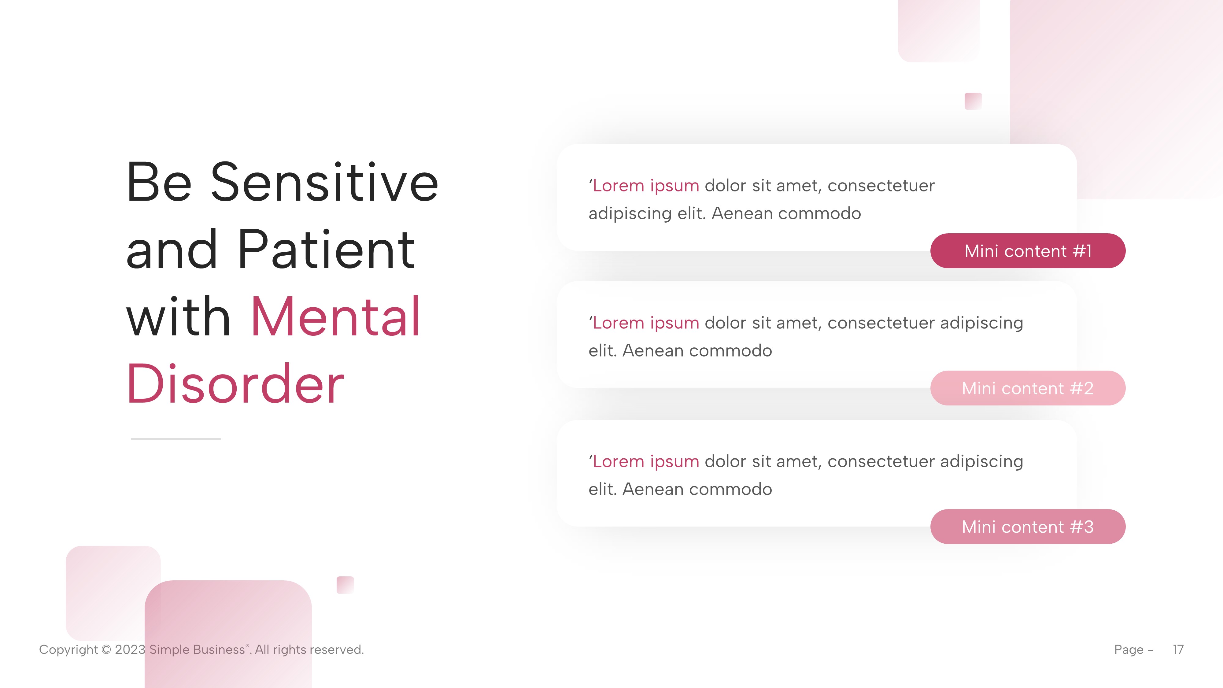 Mental Health PowerPoint Template, Presentation Templates | GraphicRiver