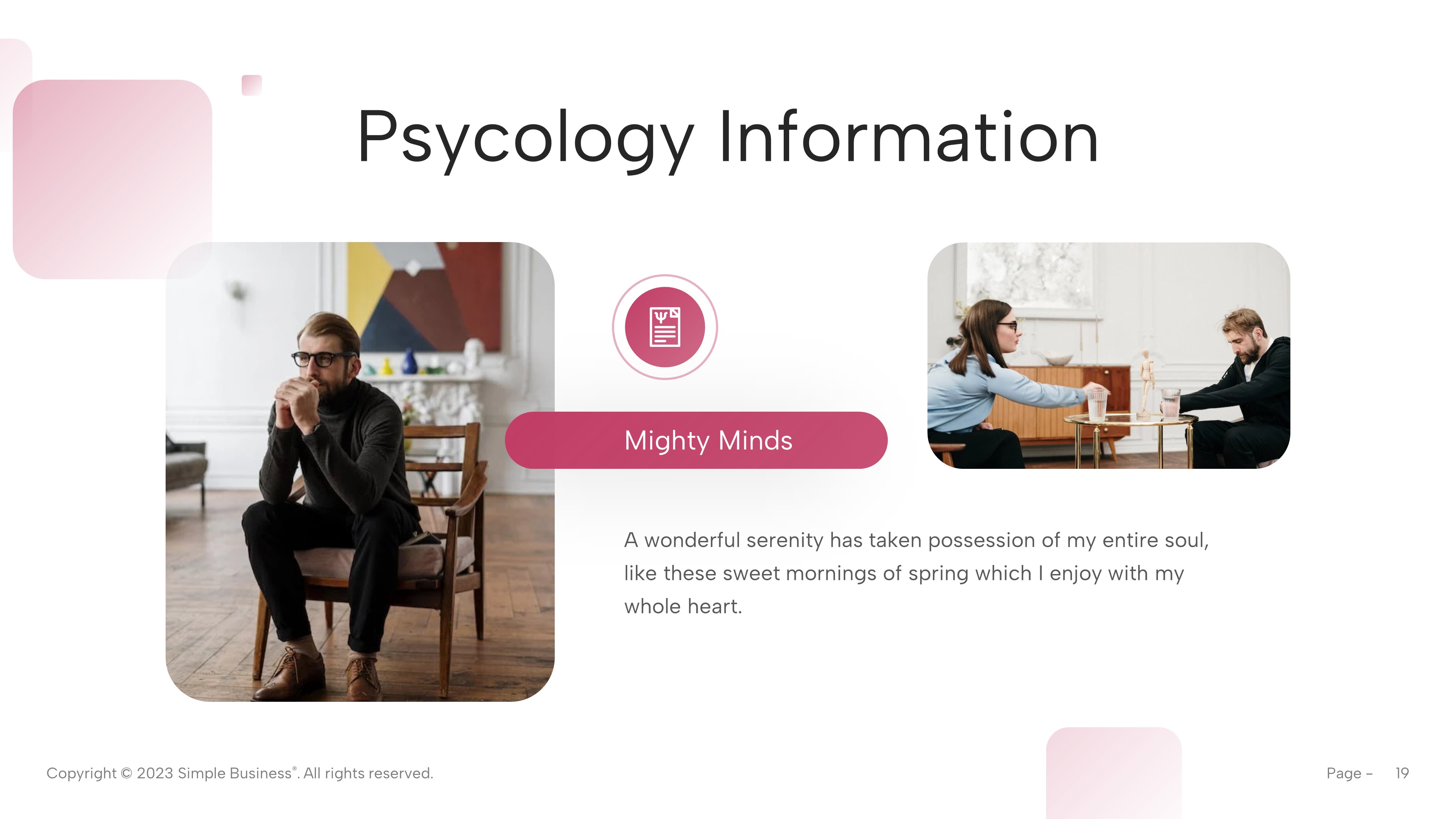 Mental Health PowerPoint Template, Presentation Templates | GraphicRiver