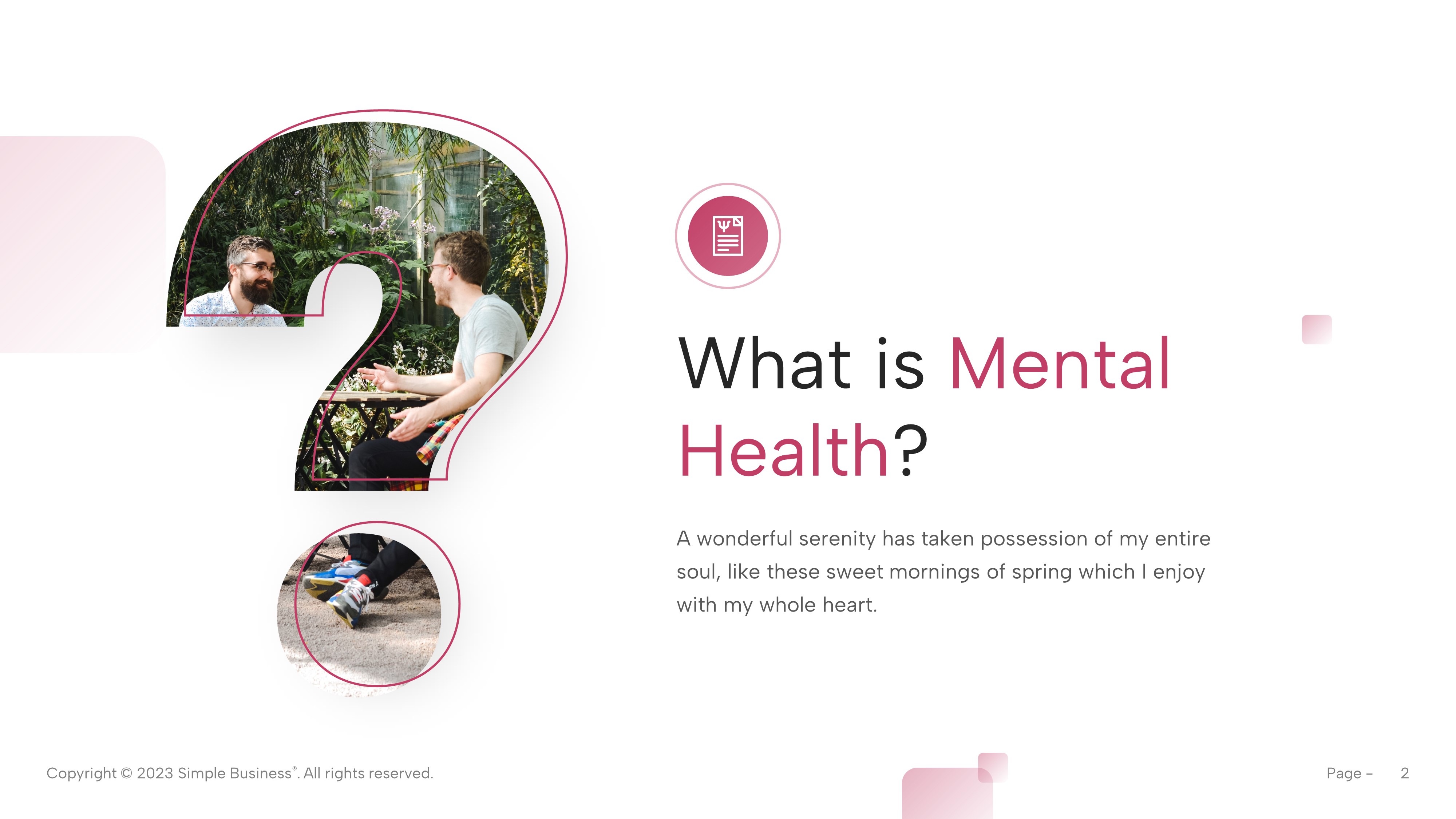 Mental Health PowerPoint Template, Presentation Templates | GraphicRiver