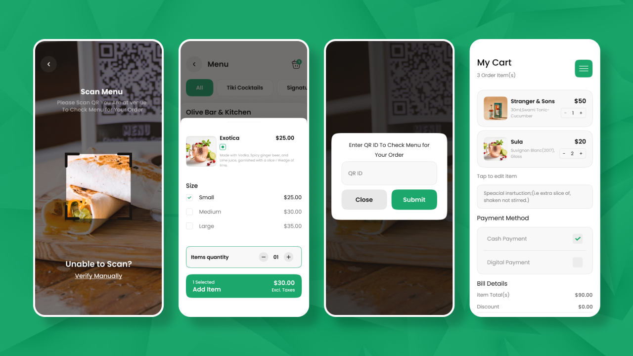 Contactless Dining - QR Table Ordering System | Restaurant SaaS App ...