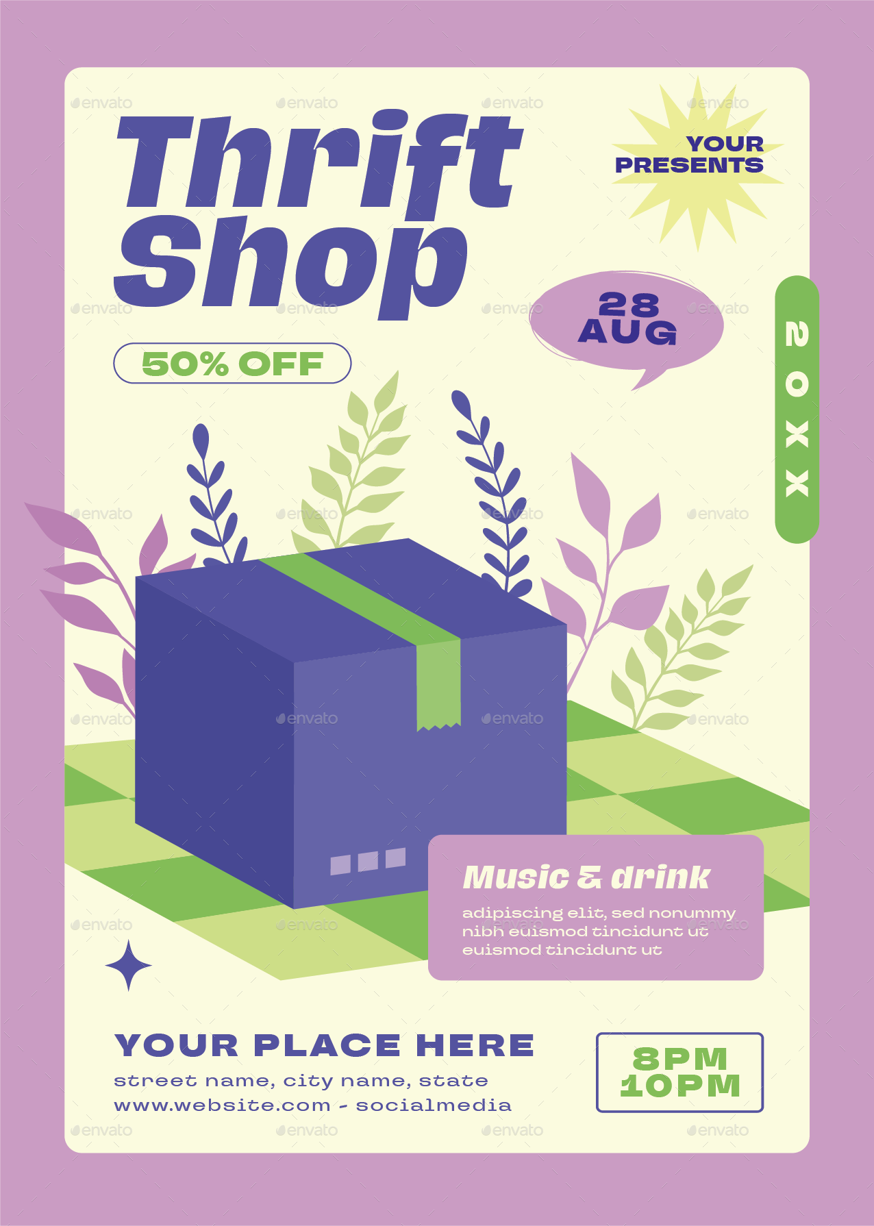 Thrift Shop Flyer, Print Templates | GraphicRiver