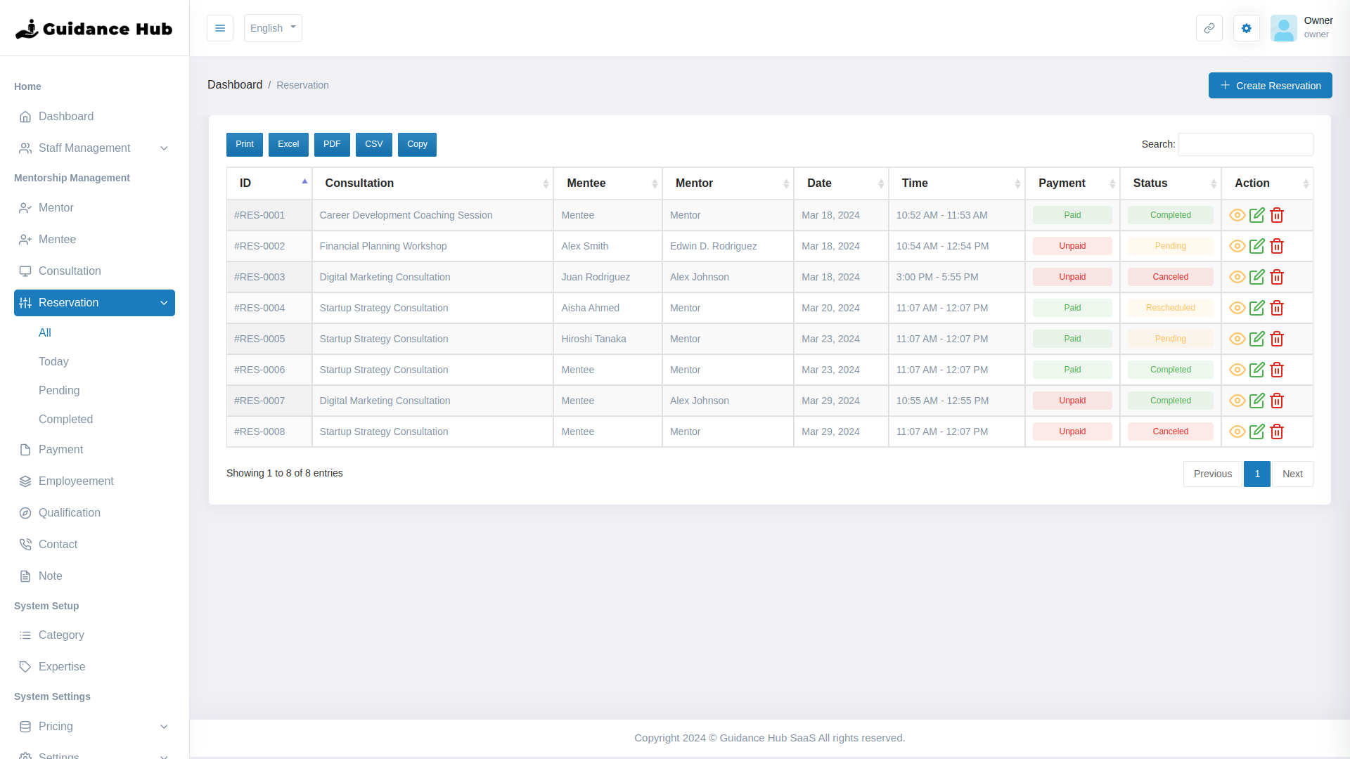 Guidance Hub SaaS - Mentorship Management System by smartwebinfotech