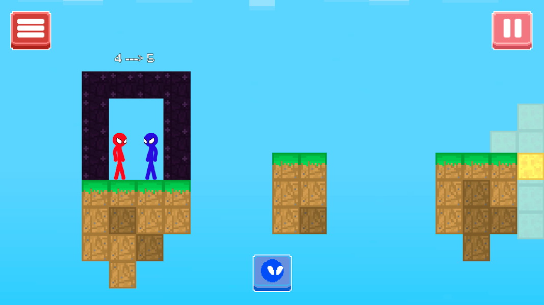 Stickman Blockworld Parkour 2 - HTML5 Game - Construct 3 by 66bugra66