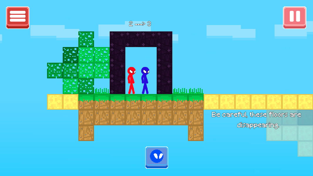 Stickman Blockworld Parkour 2 - HTML5 Game - Construct 3 by 66bugra66