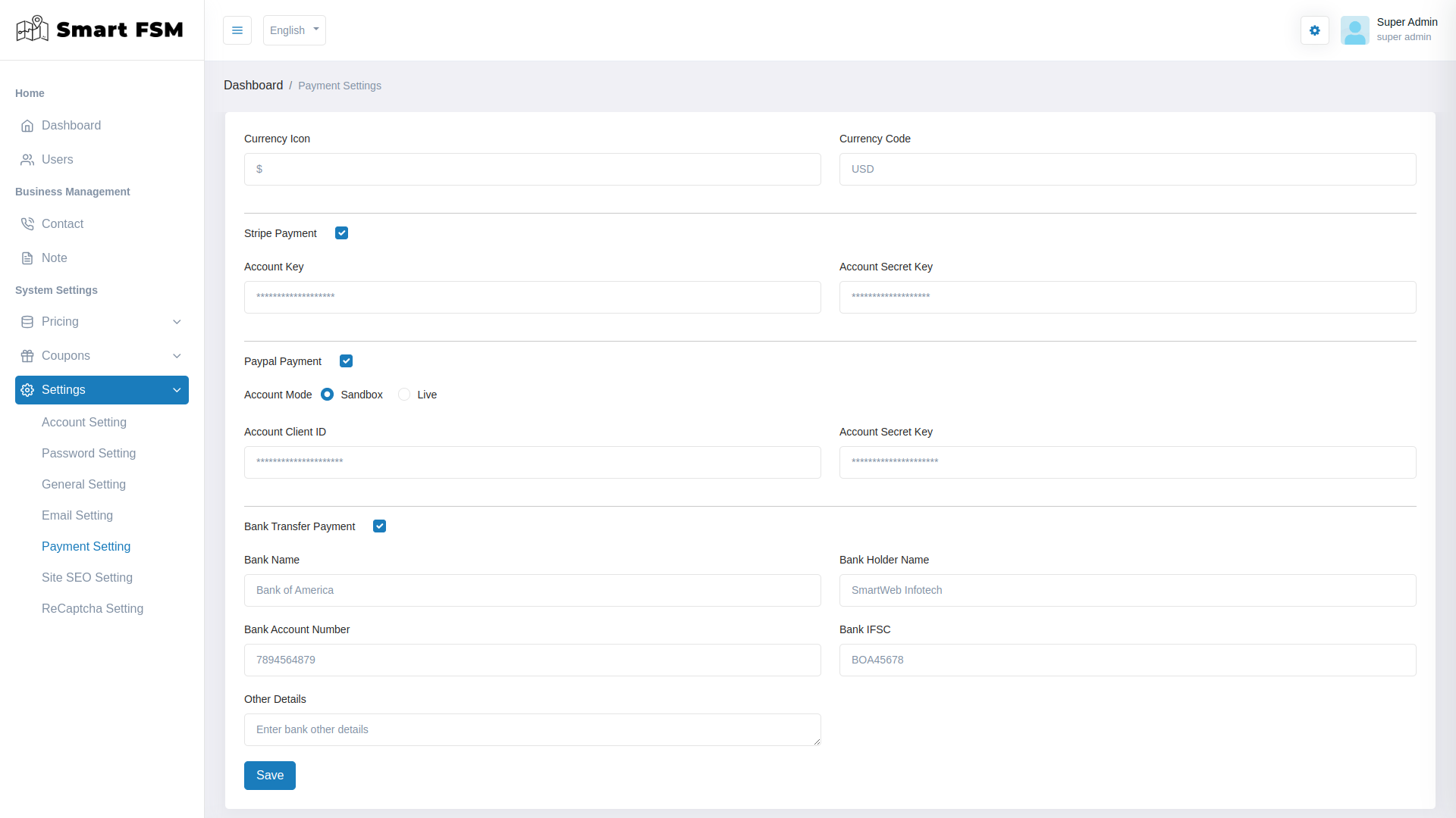Smart FSM SaaS - Field Service Management System by smartwebinfotech
