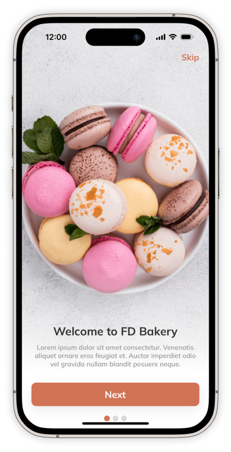 Online Bakery Store App Template in React Native | FDBakery by ...