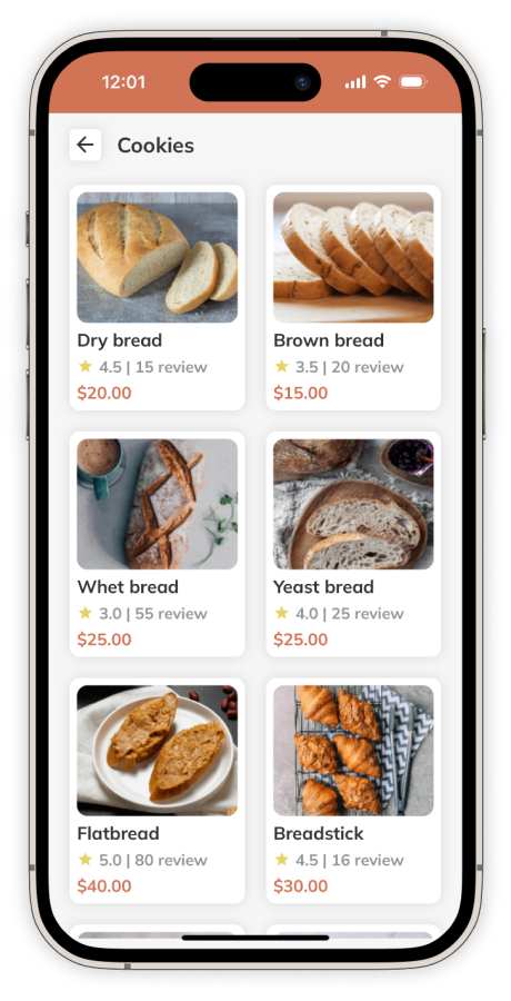 Online Bakery Store App Template in React Native | FDBakery by ...