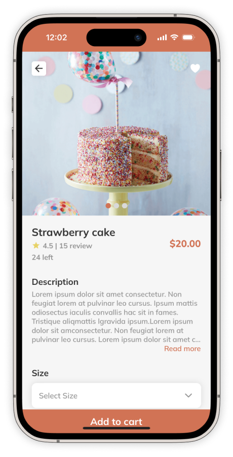 Online Bakery Store App Template in React Native | FDBakery by ...